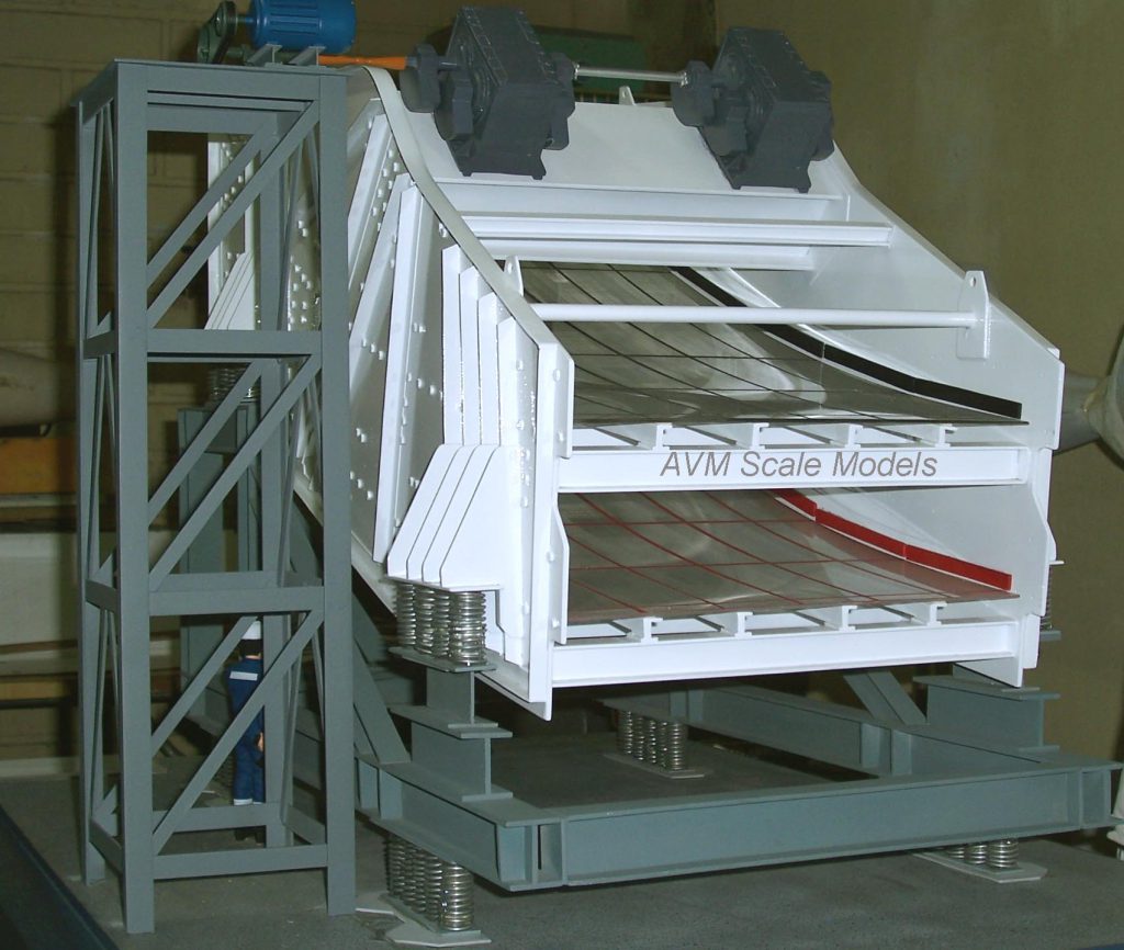 Maqueta harnero minero Ludowichi – Atelier de maquetas profesionales AVM